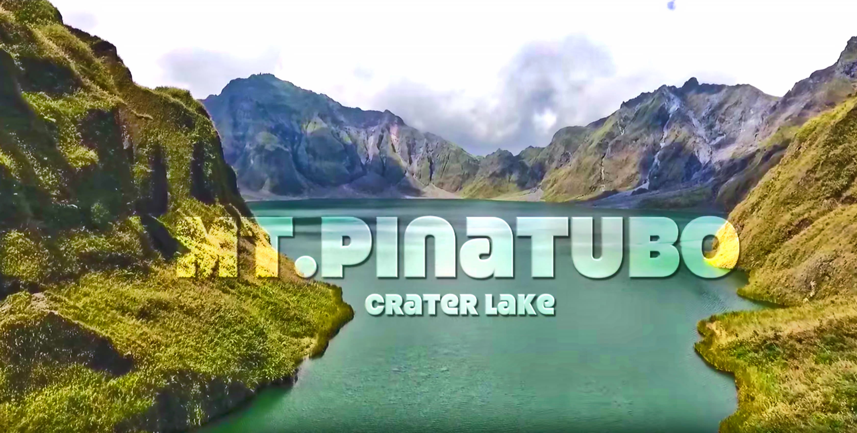 VIDEO: Mount Pinatubo Crater Lake Aerial Tour
