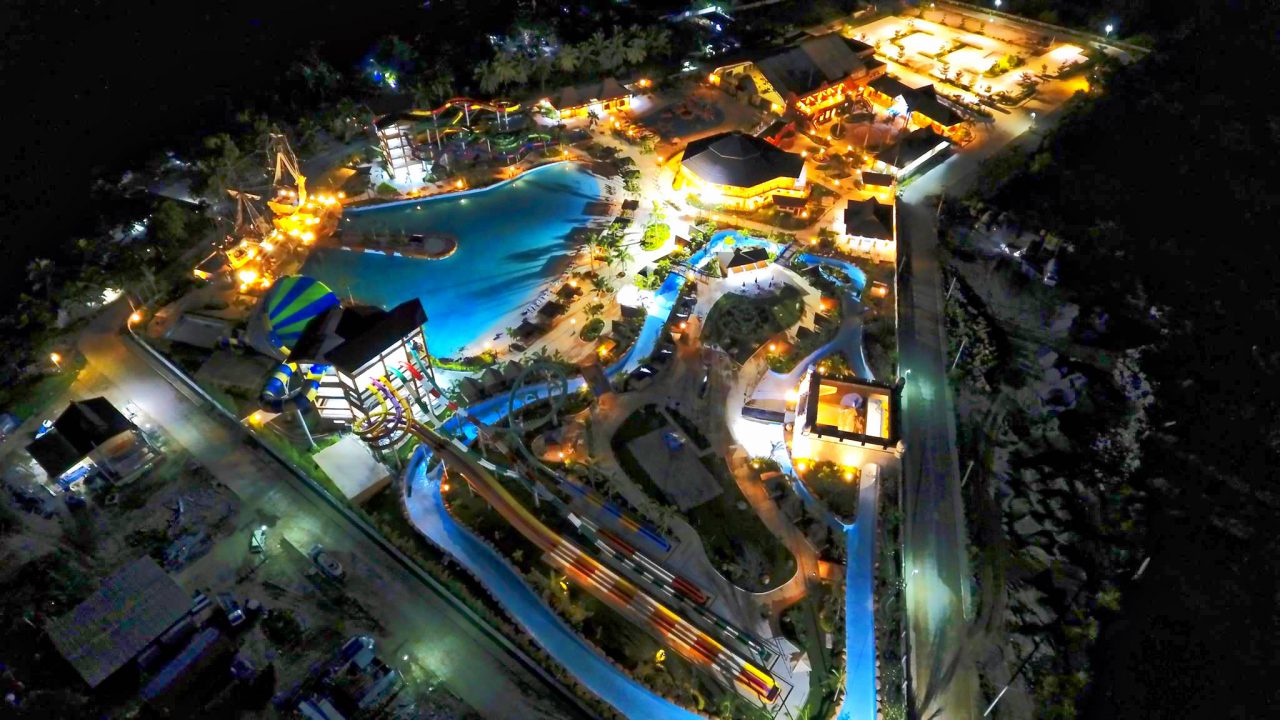 PHOTOS: Seven Seas Waterpark and Resort Aerial View at Night