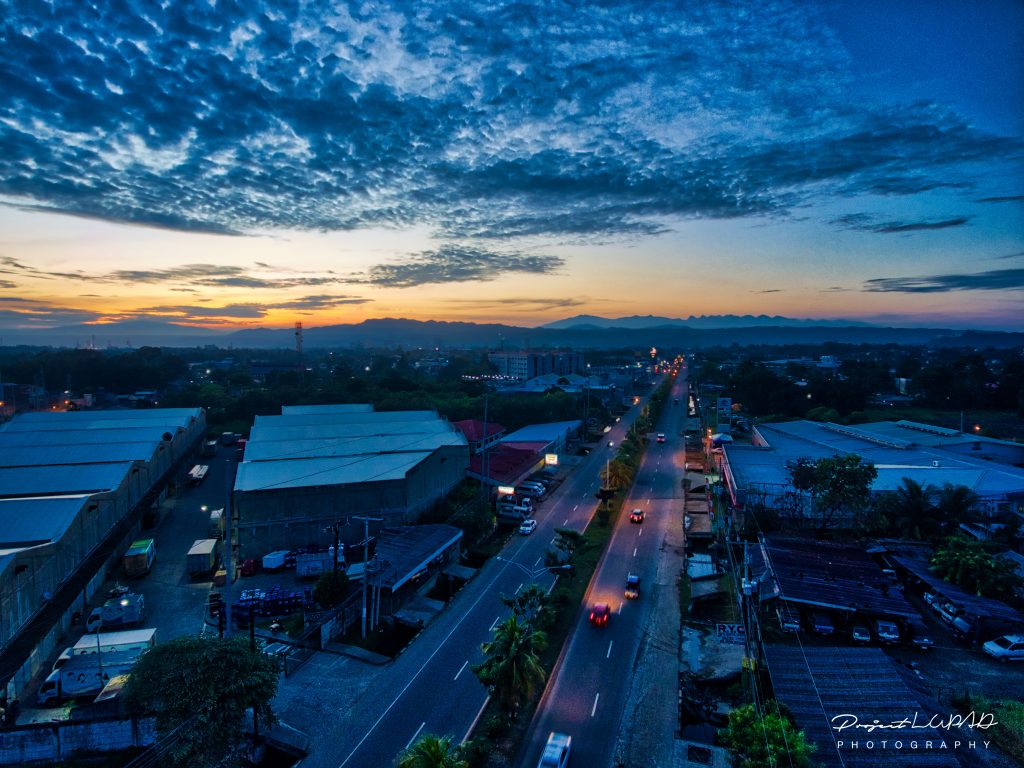 Stunning Golden Hour Aerial View of Cagayan de Oro