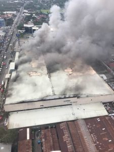 PHOTOS: Fire at NCCC Mall of Davao Aerial View