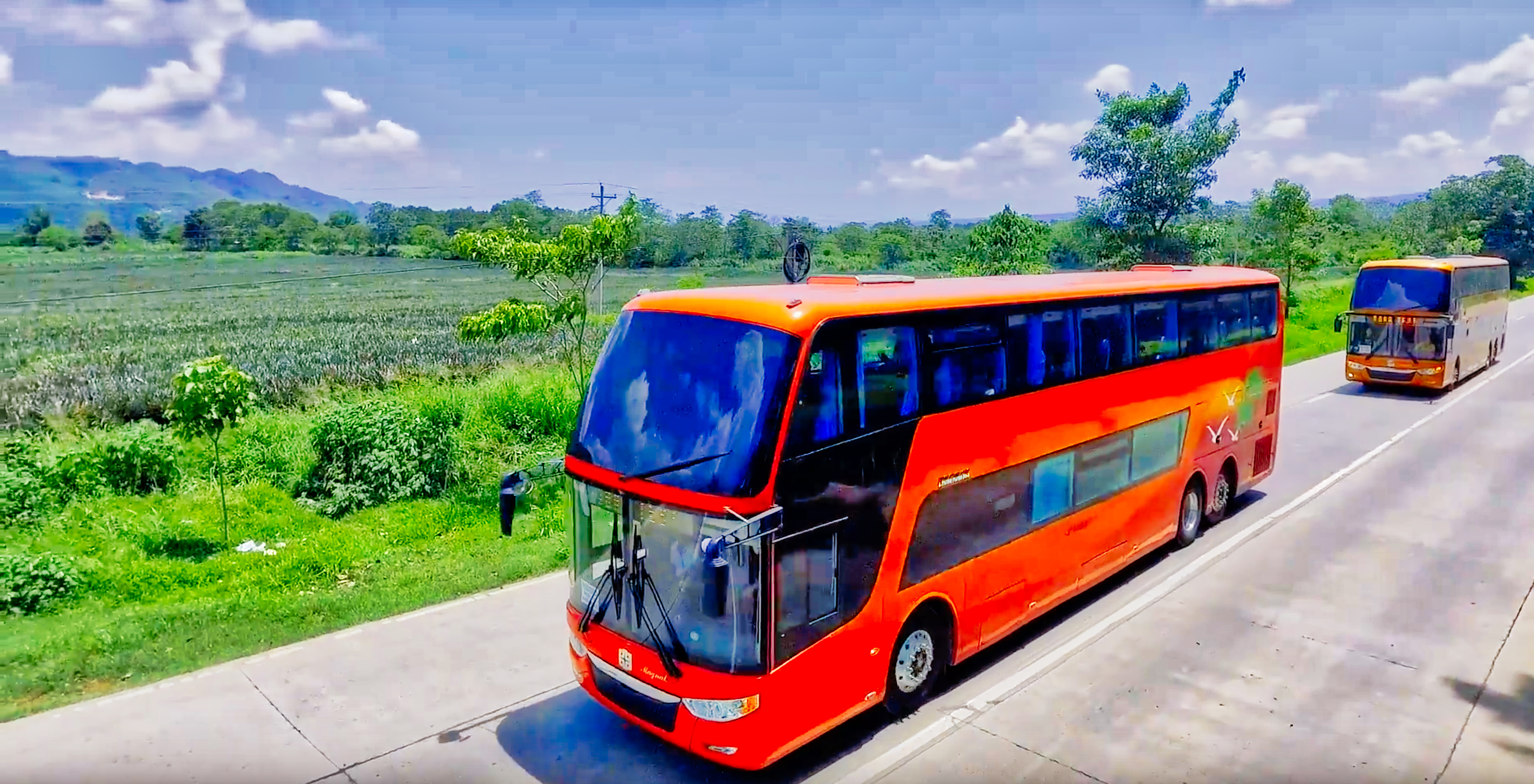 VIDEO: 1st Double-decker Bus in Mindanao Road Test Aerial View
