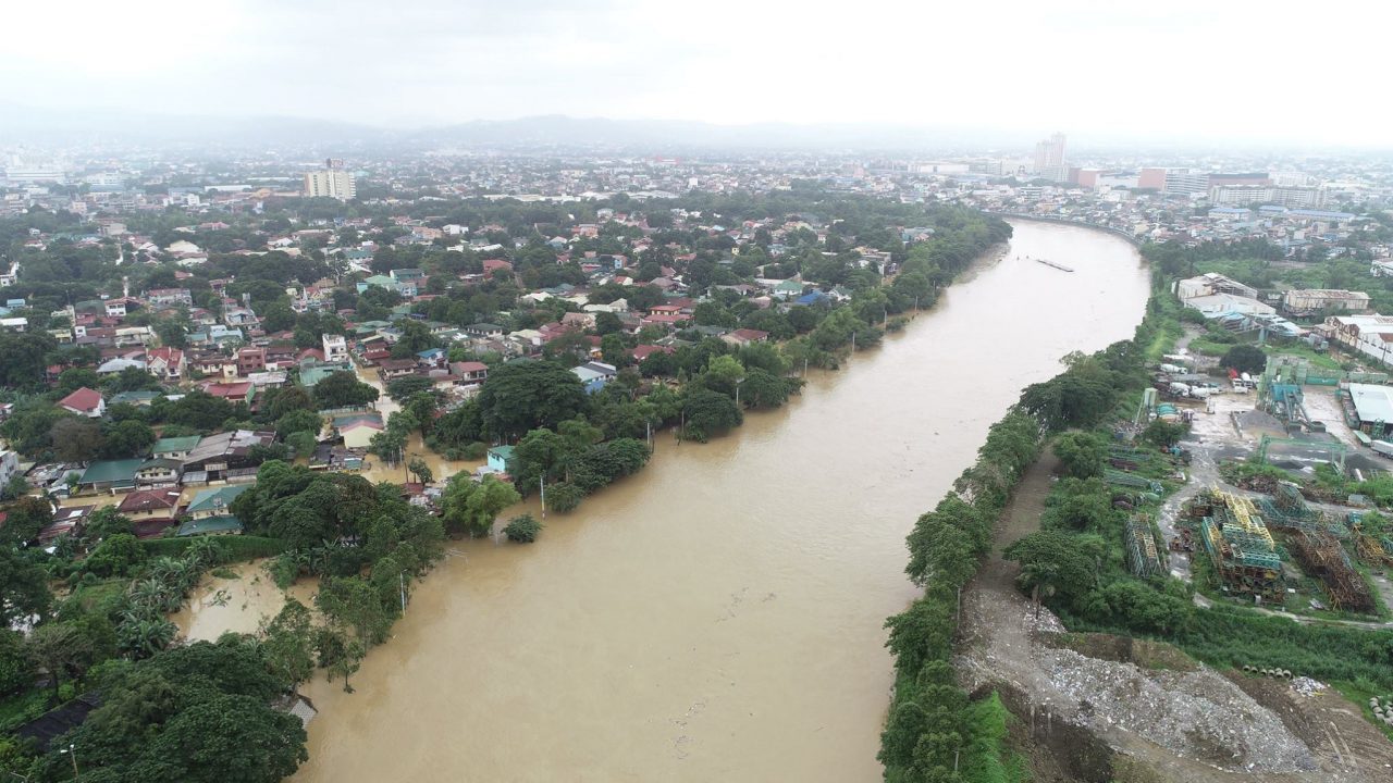 VIDEO: Marikina River Flood Aerial View as of August 12, 2018