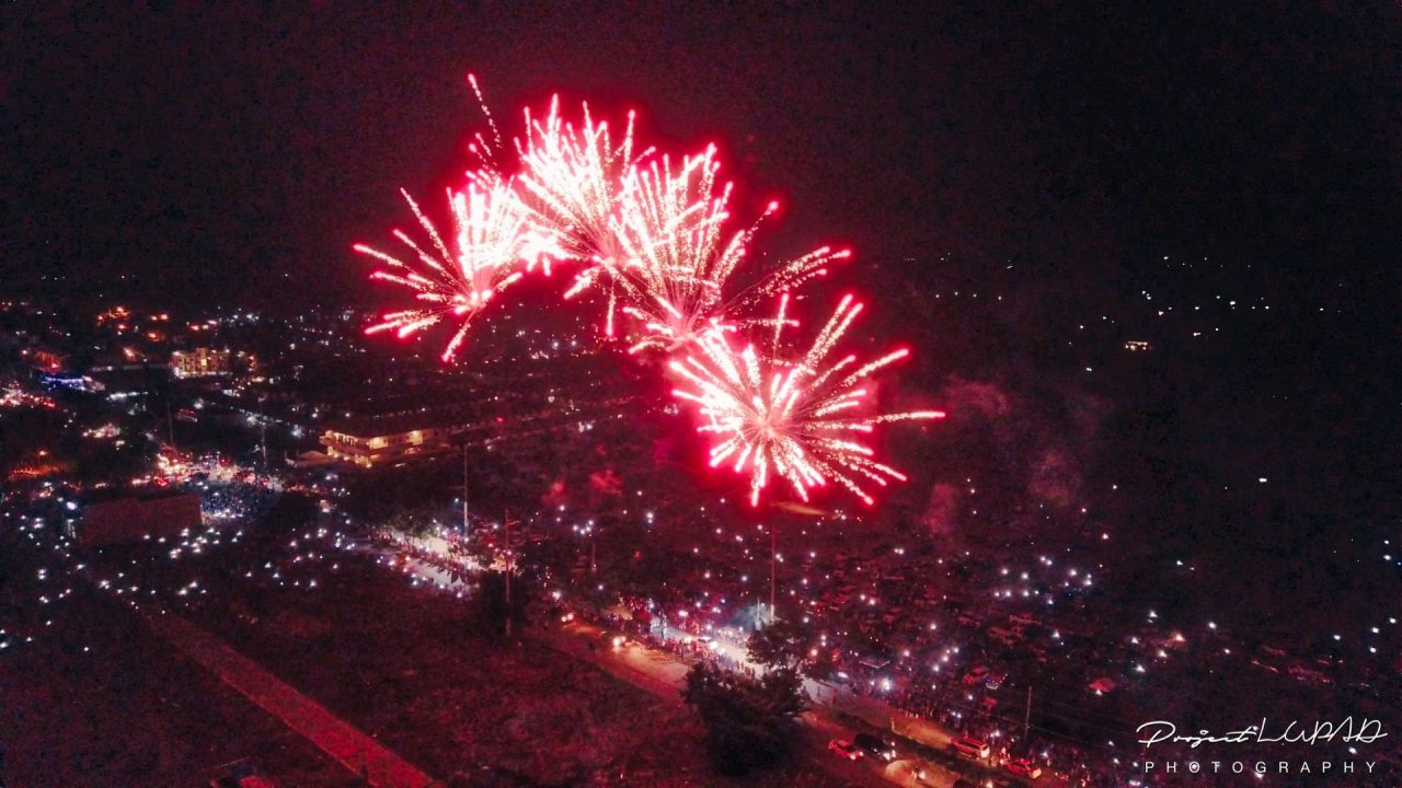 PHOTOS: SM Uptown Higalaay PyroFest 2018 Aerial View
