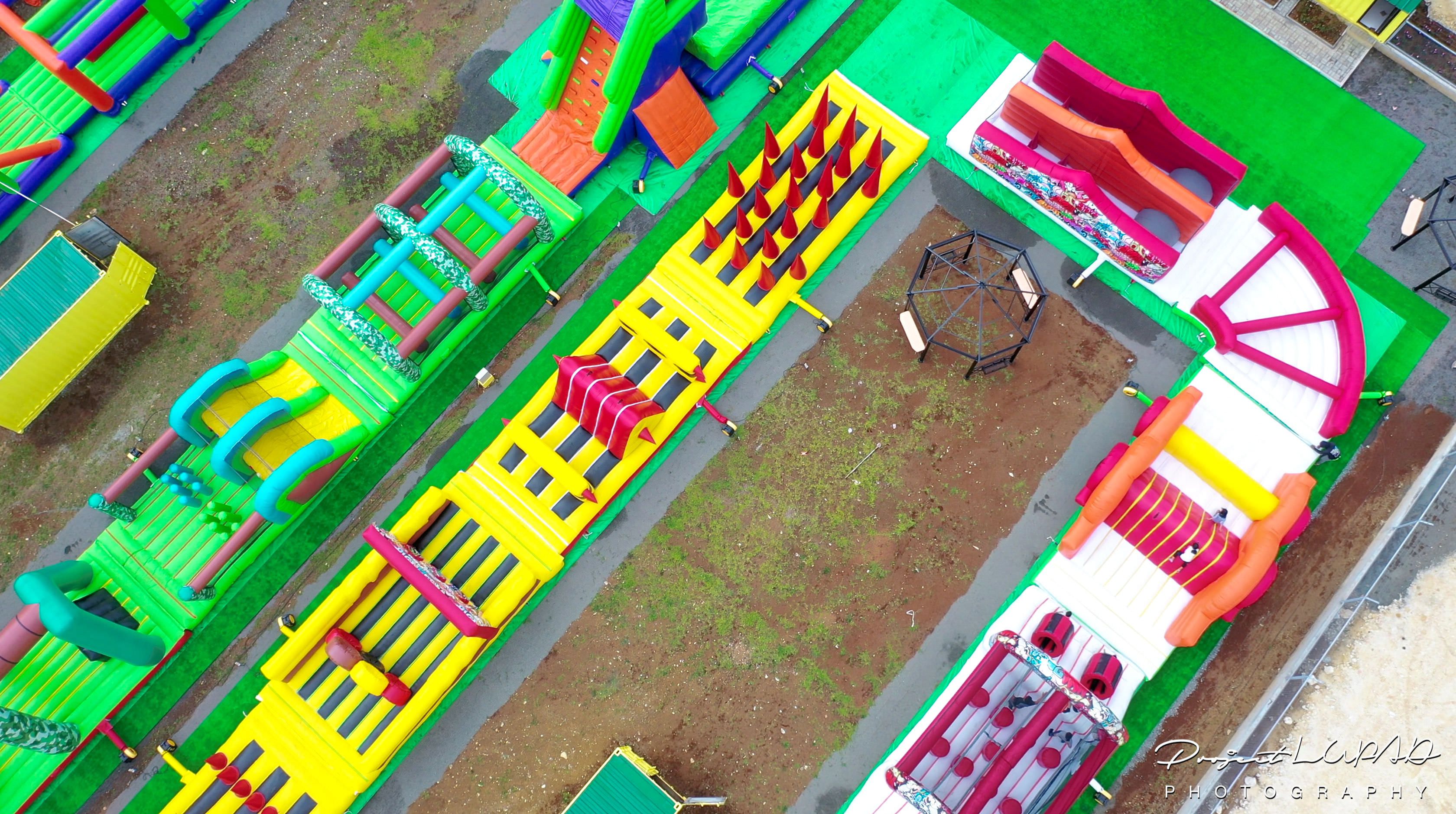 PHOTOS: Dahilayan Boot Camp is the Biggest Land-based Inflatable ...