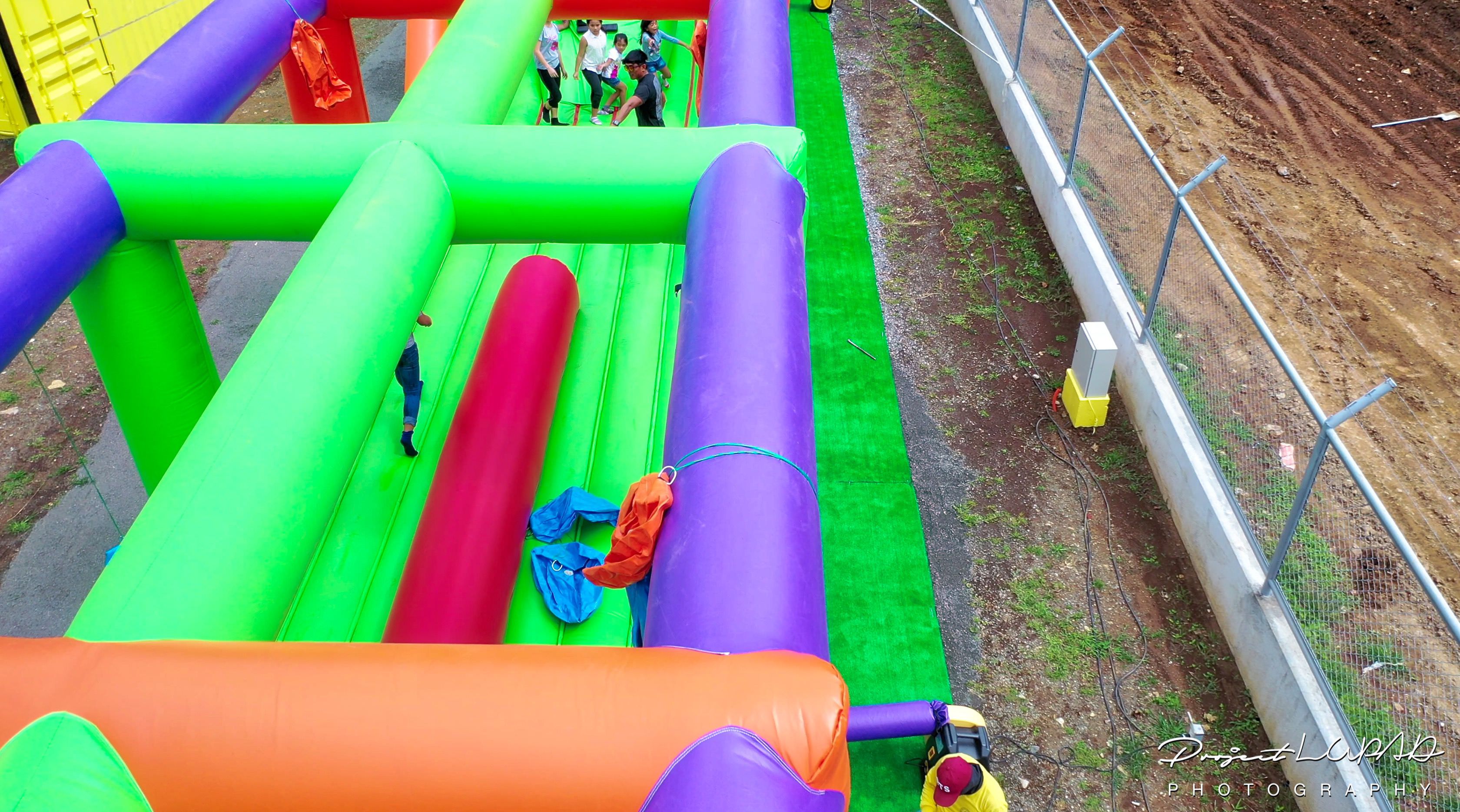 PHOTOS: Dahilayan Boot Camp is the Biggest Land-based Inflatable ...