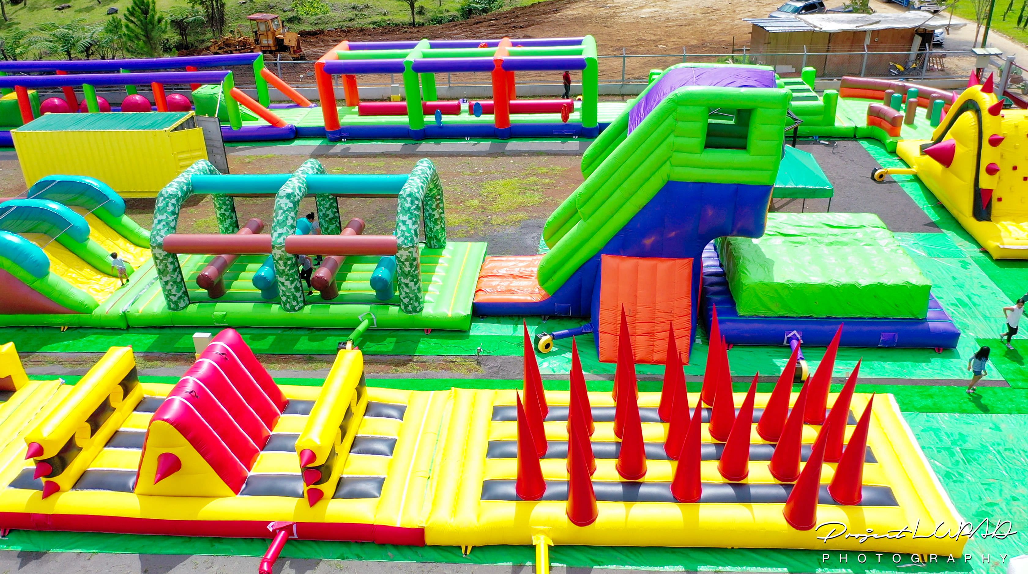 PHOTOS: Dahilayan Boot Camp is the Biggest Land-based Inflatable ...