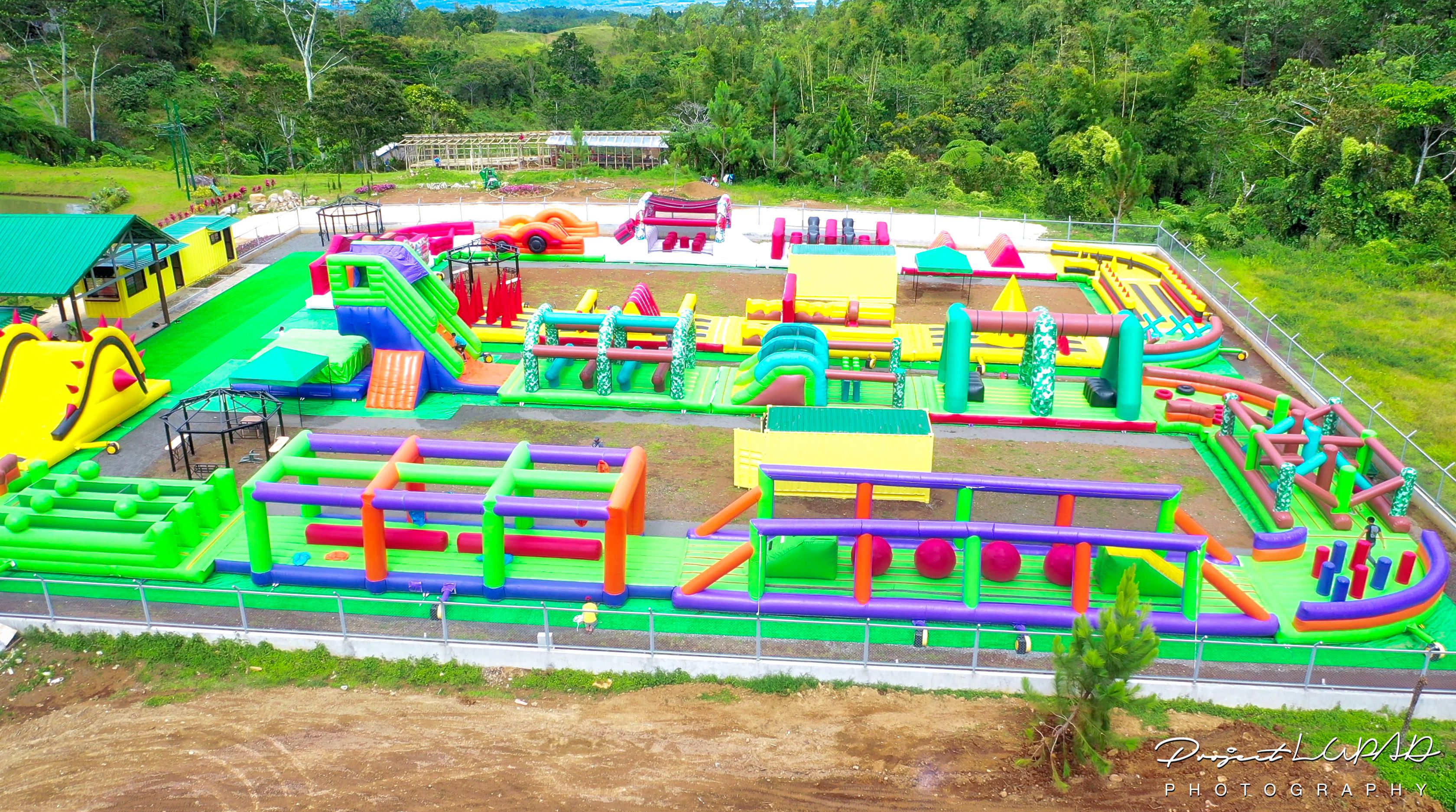 PHOTOS: Dahilayan Boot Camp is the Biggest Land-based Inflatable ...