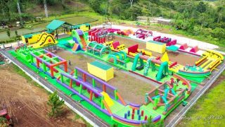 PHOTOS: Dahilayan Boot Camp is the Biggest Land-based Inflatable ...