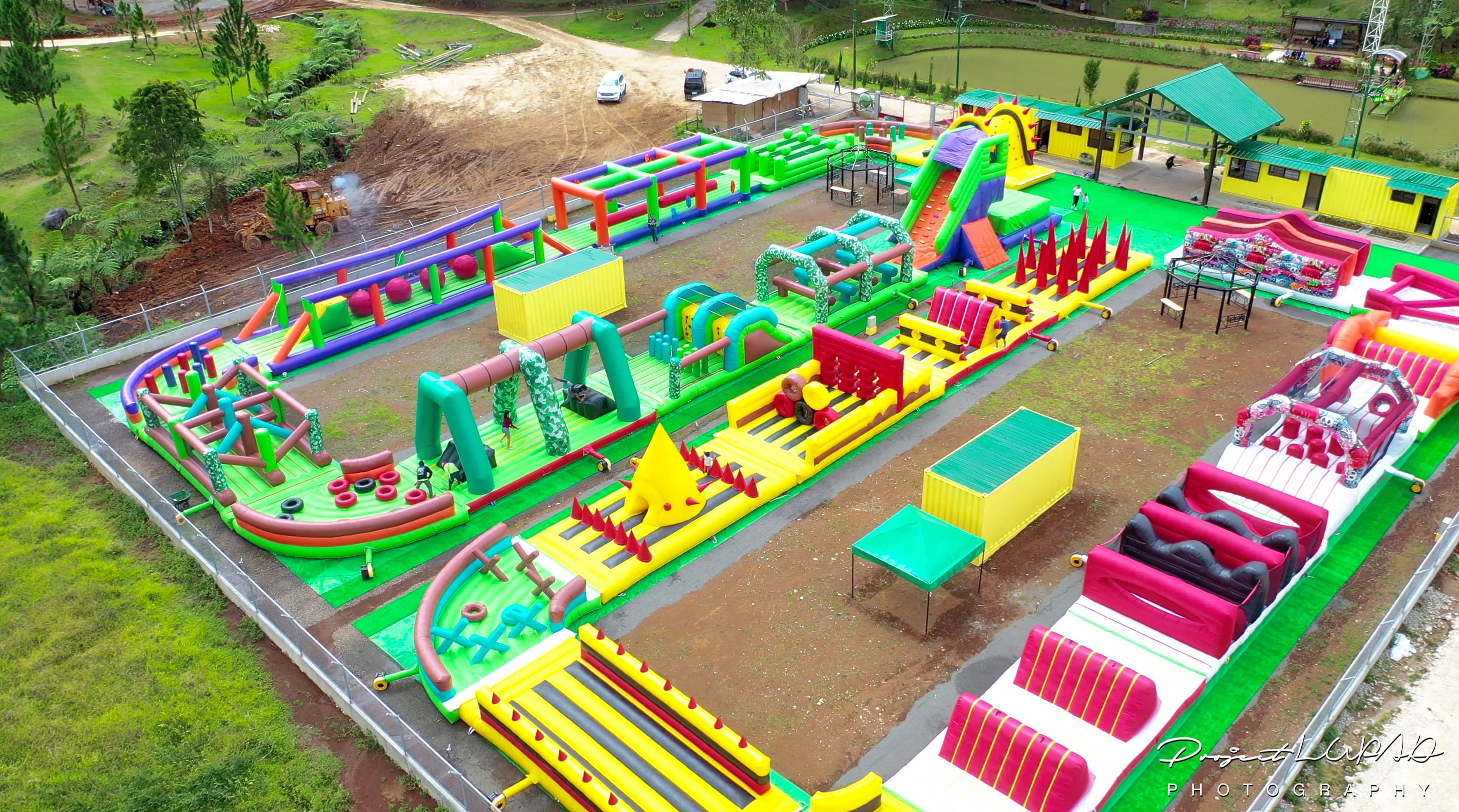 PHOTOS: Dahilayan Boot Camp is the Biggest Land-based Inflatable ...