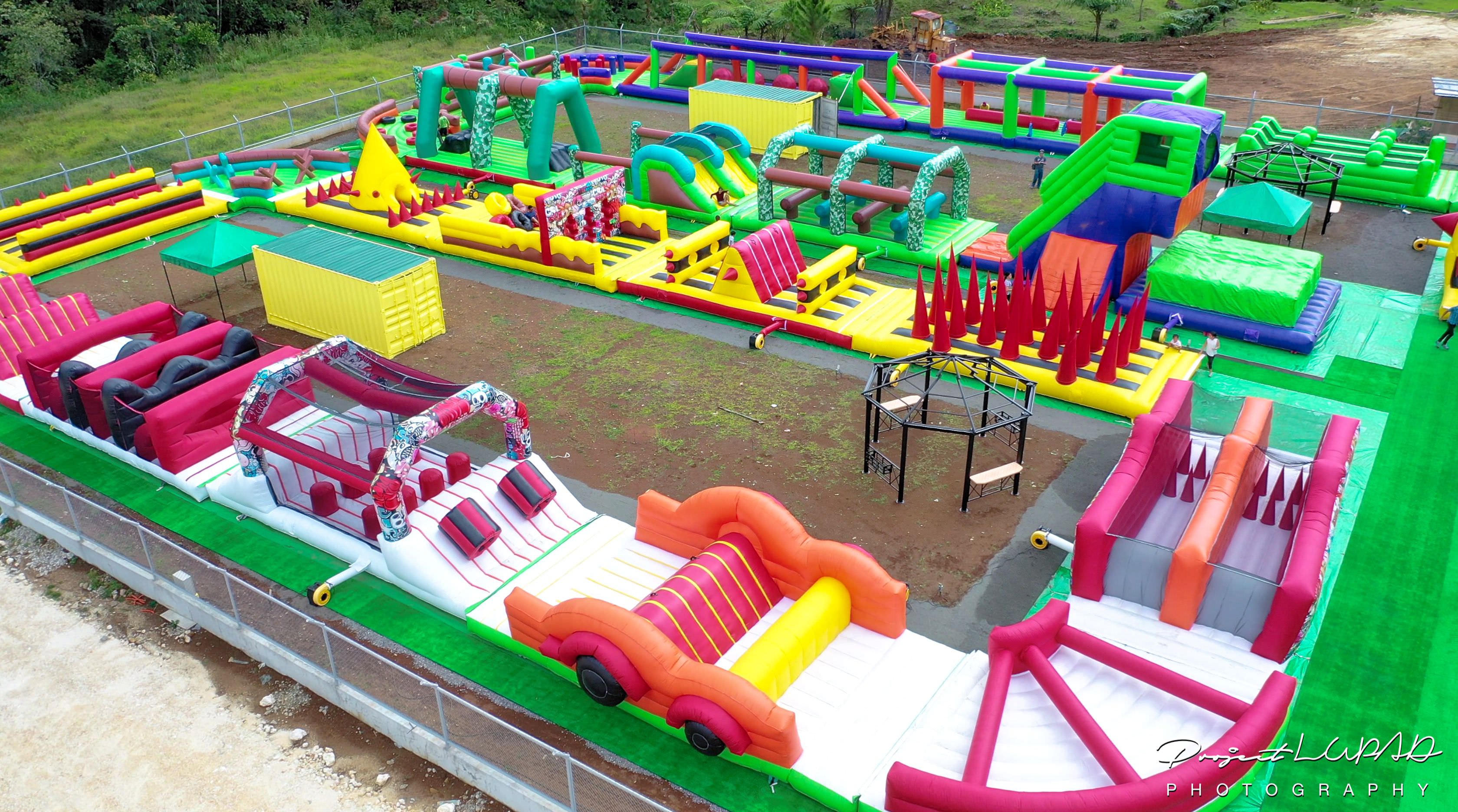PHOTOS: Dahilayan Boot Camp is the Biggest Land-based Inflatable ...