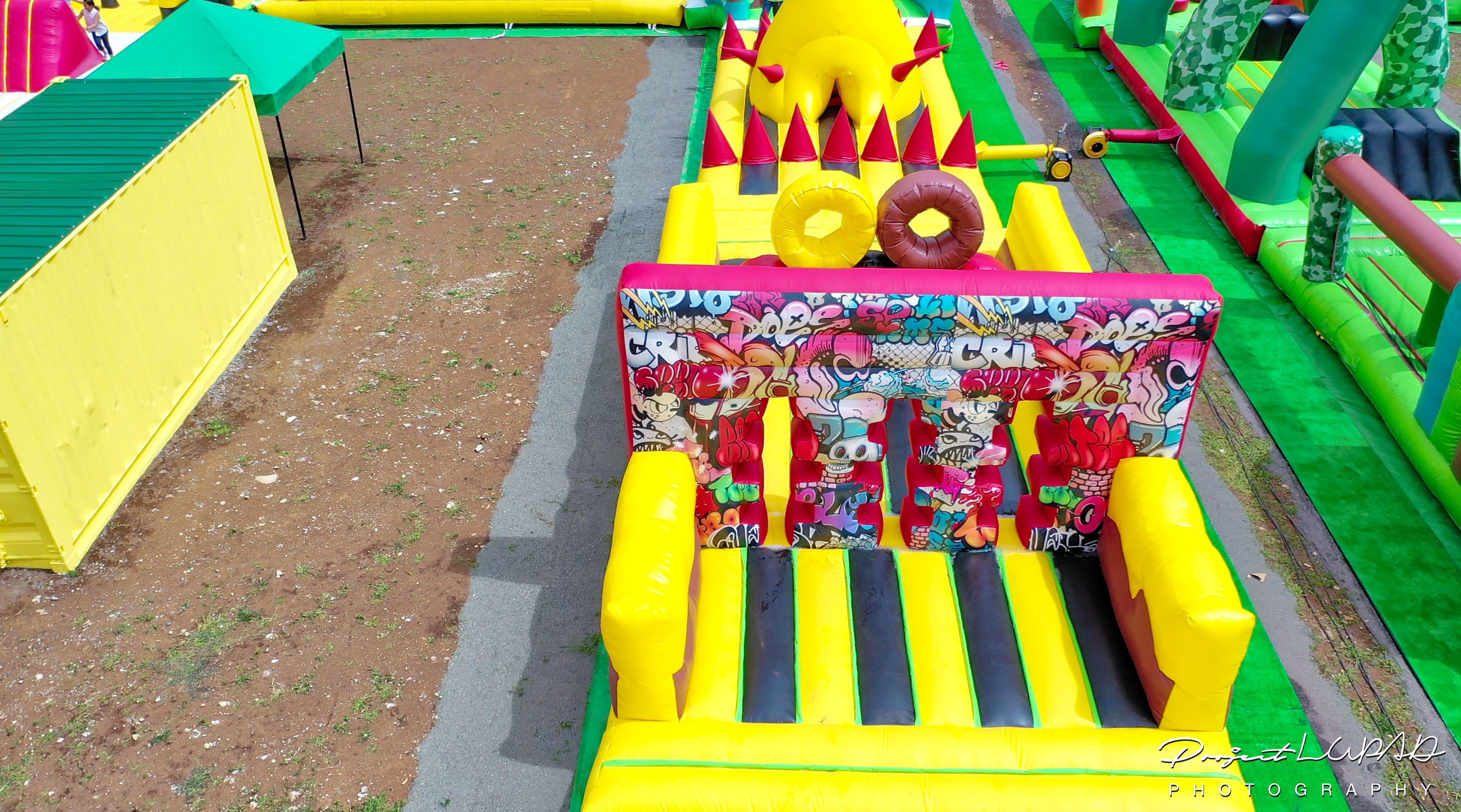 PHOTOS: Dahilayan Boot Camp is the Biggest Land-based Inflatable ...