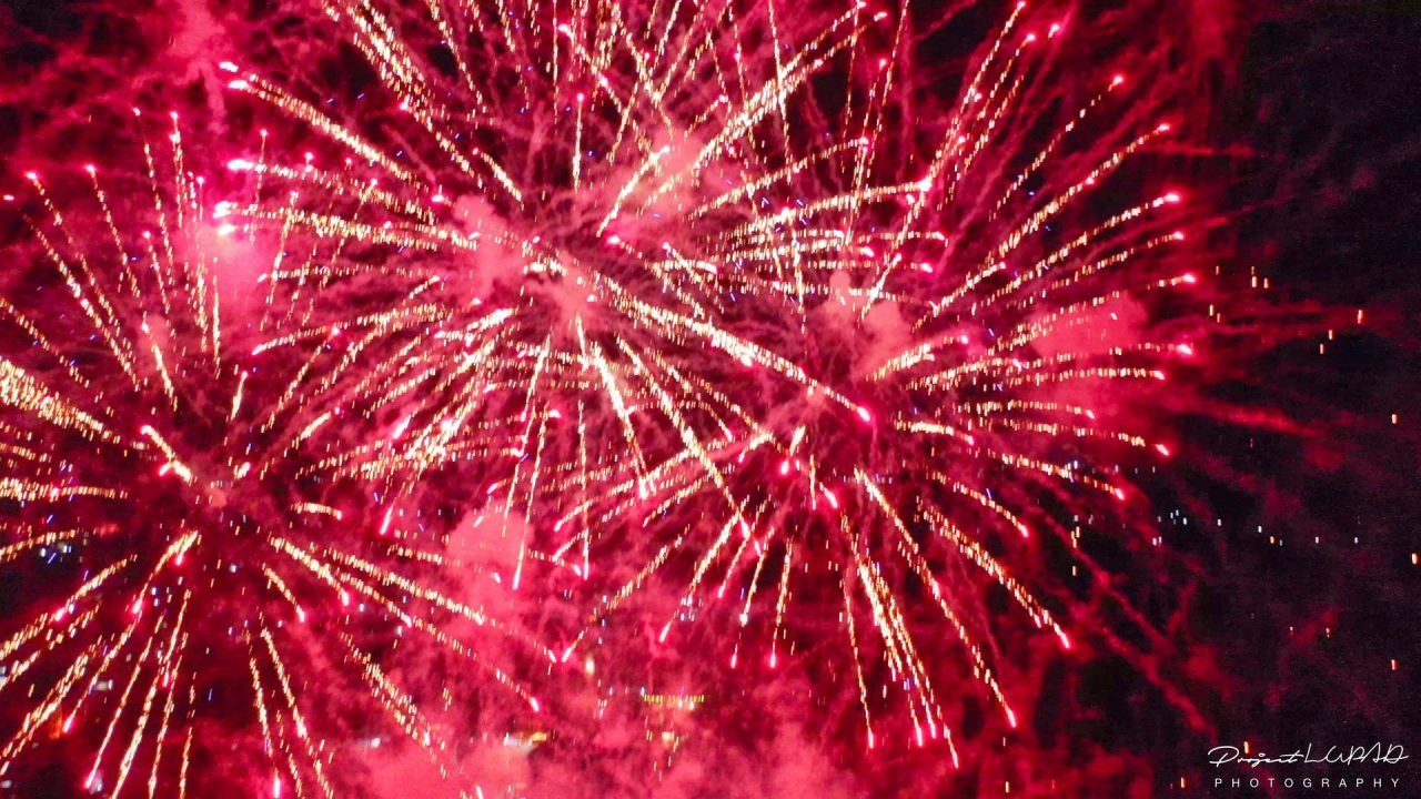 PHOTOS: Chinese New Year Fireworks Display Aerial View in Cagayan de Oro