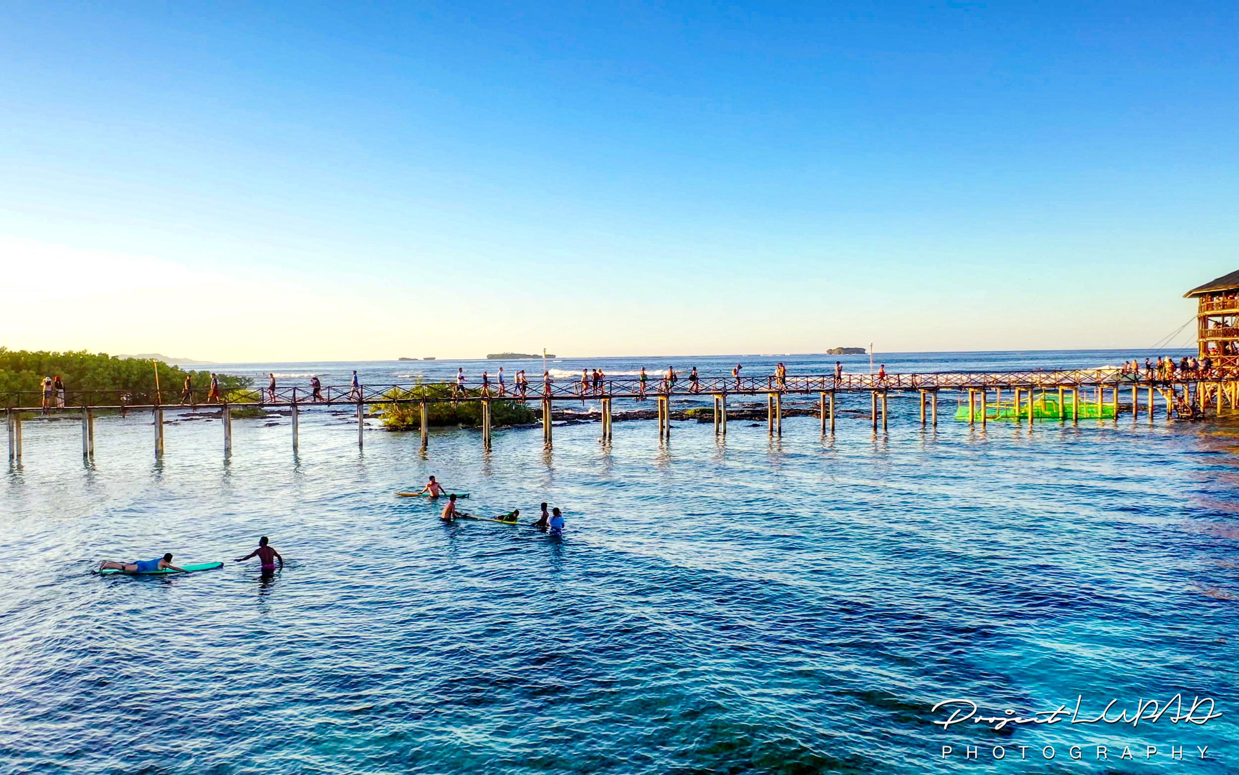 Cloud 9 Boardwalk Typhoon Odette Aftermath in Siargao