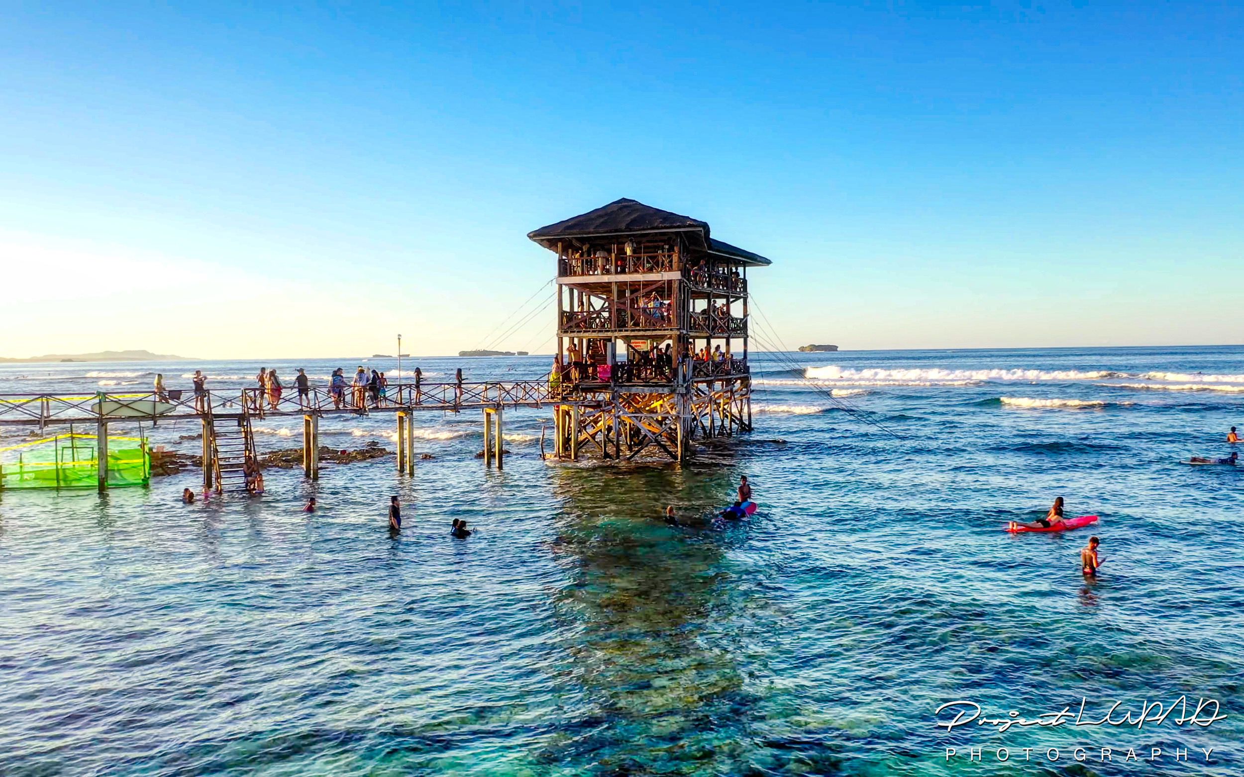 Cloud 9 Boardwalk Typhoon Odette Aftermath in Siargao