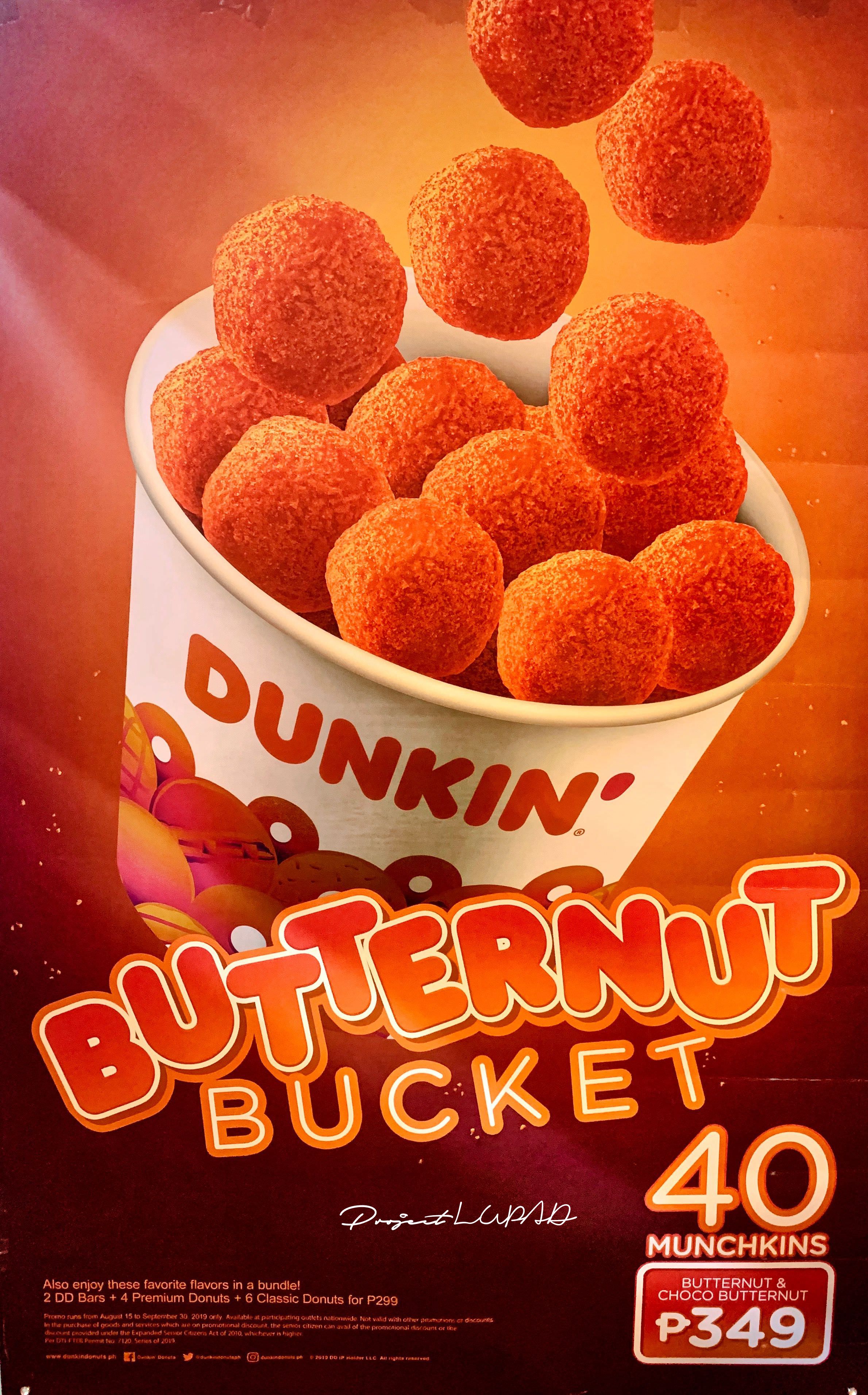 Bucket of Dunkin' Butternut Munchkins Now Available in Cagayan de Oro ...