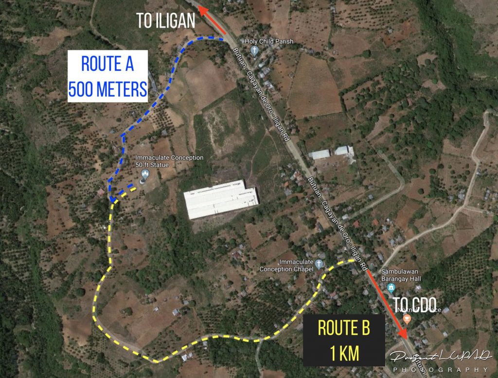 Immaculate Conception Statue in Laguindingan Aerial View on Mary's Birthday