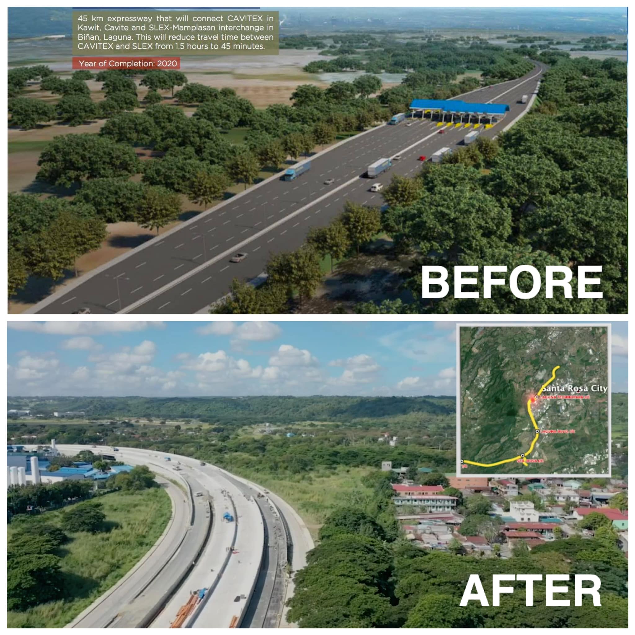 Cavite Laguna Expressway to Open Tomorrow, October 30