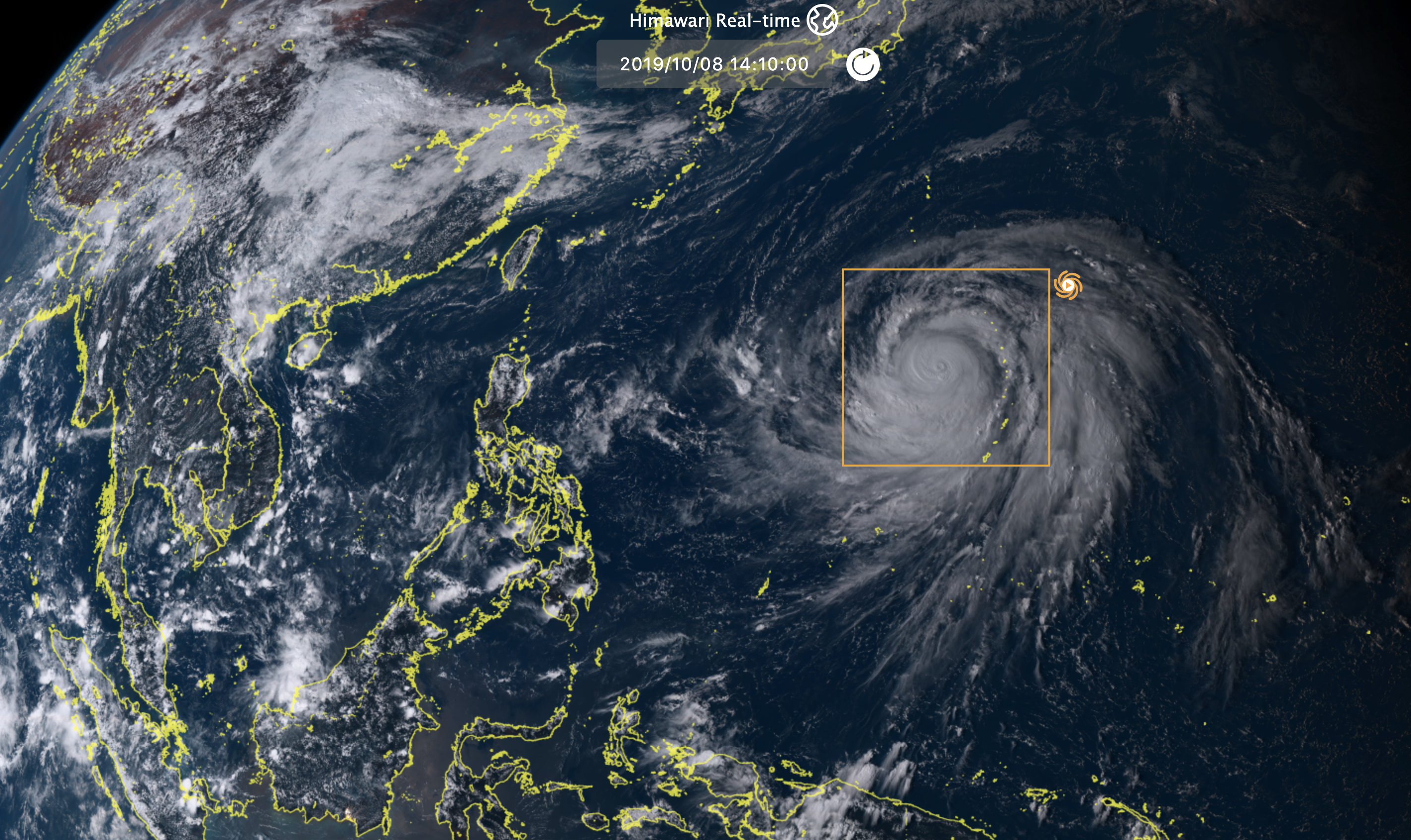 Typhoon Hagibis Strengthens as it Nears Philippines
