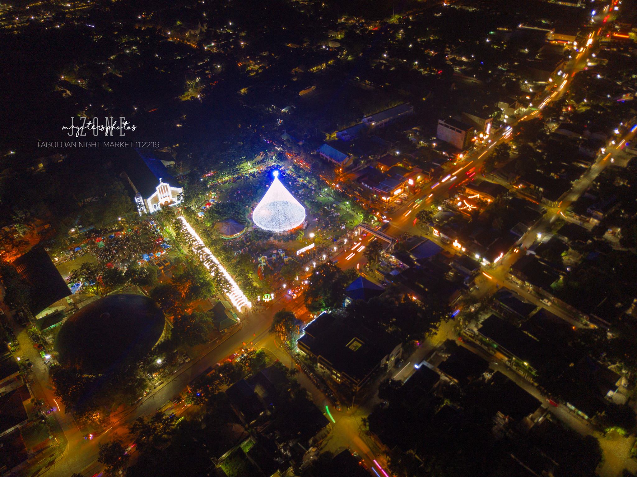 Spectacular Tagoloan Festival of Lights Aerial View