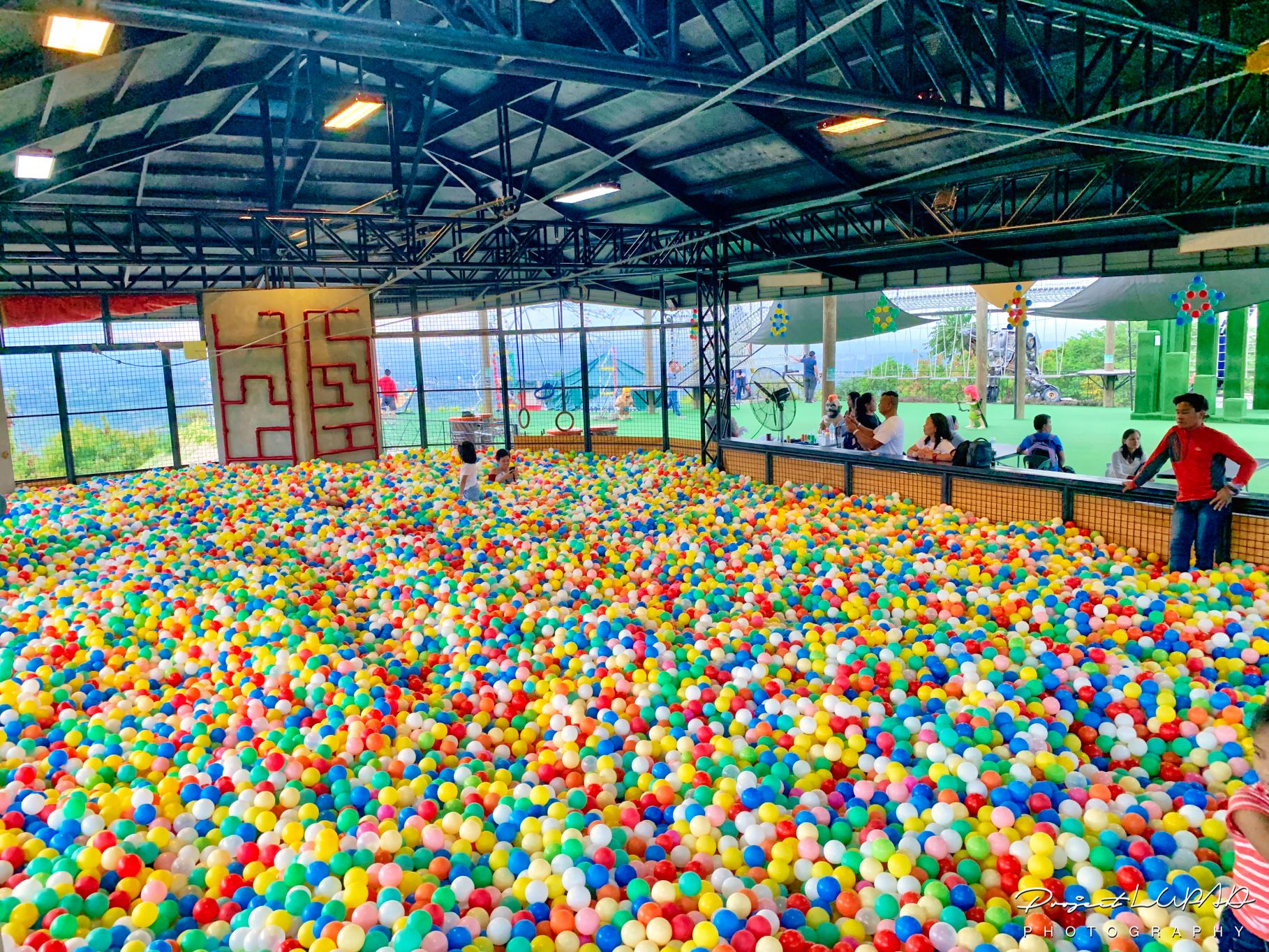 Largest Outdoor Ball Pit in the Philippines at Larry's Hill in Amaya View