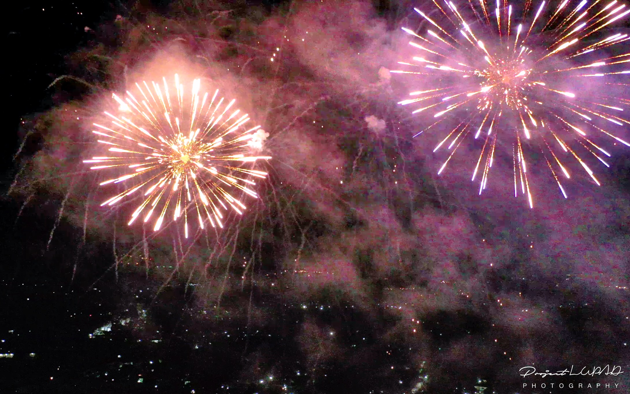 2020 Chinese New Year Fireworks in Cagayan de Oro Aerial View