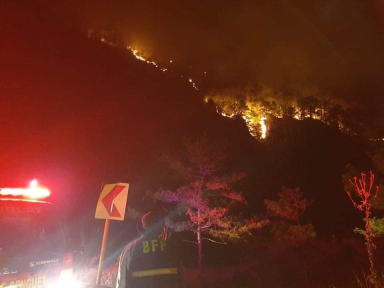 Forest and Grass Fires in Various Areas in Baguio and Benguet