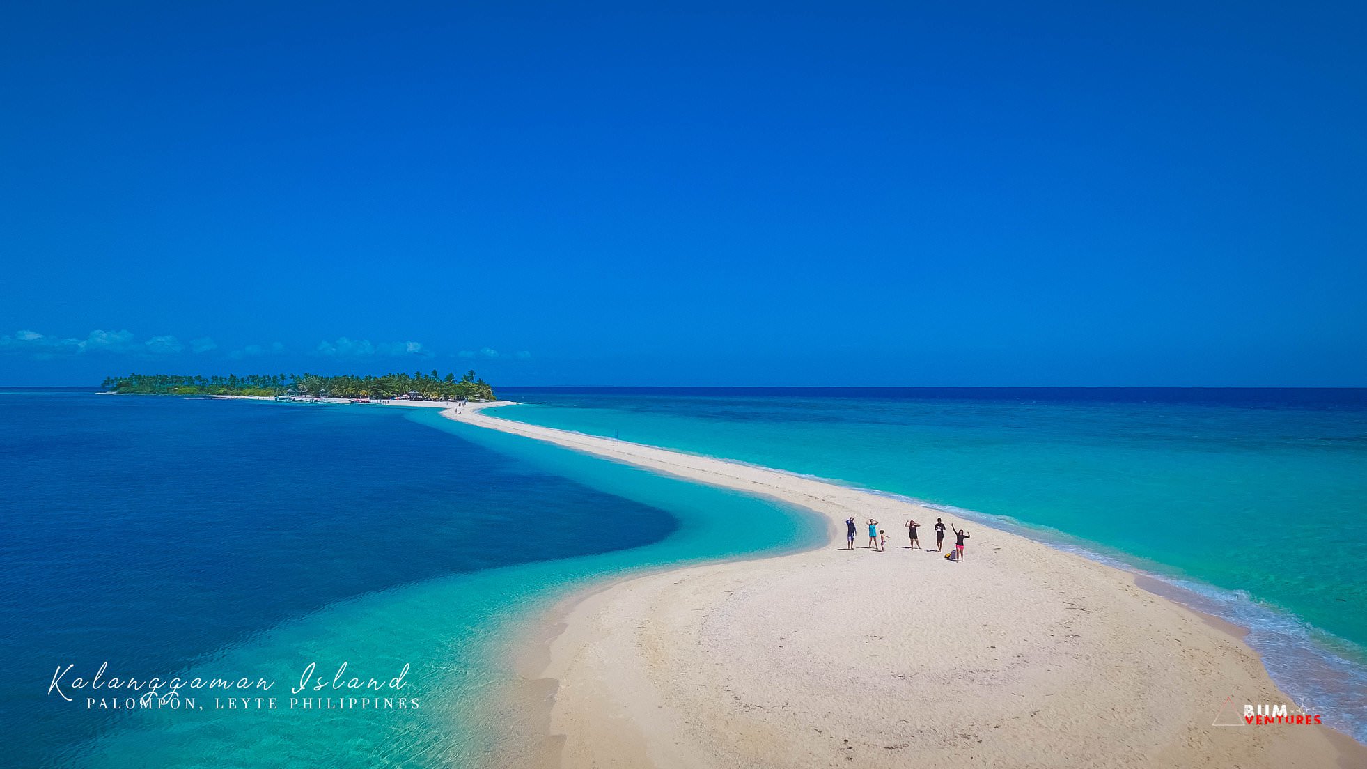 Magnificent Aerial View of Kalanggaman Island in the Philippines