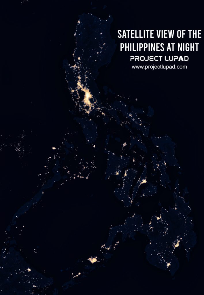 Satellite View of the Philippines at Night