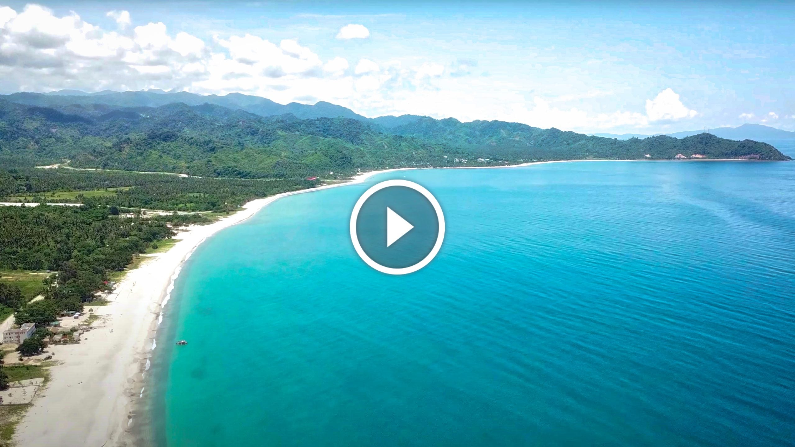 Breathtaking Aerial View of Dipaculao in Aurora, Philippines