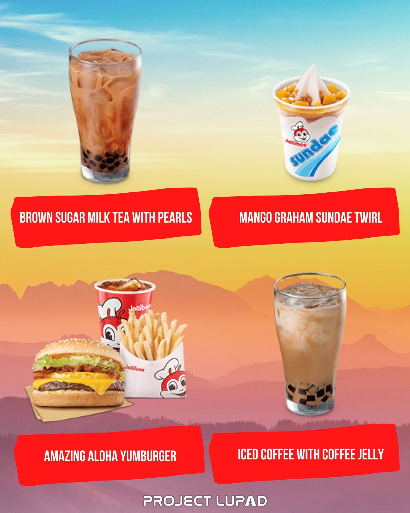 New Jollibee Refreshments and Amazing Aloha Yumburger is Back