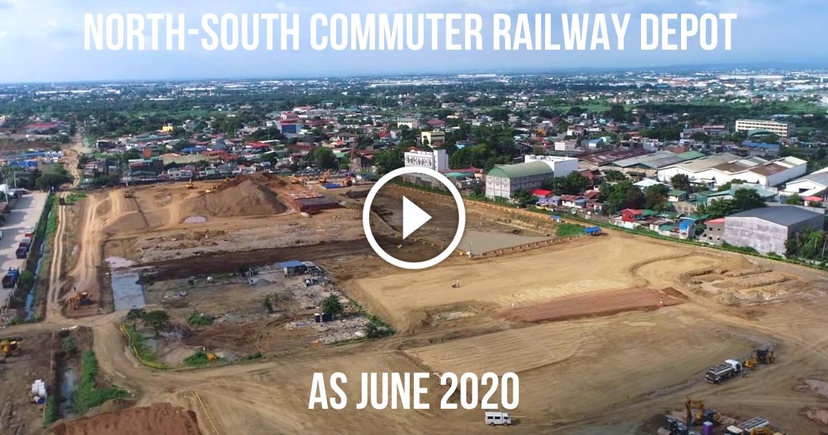 North-South Commuter Railway (NSCR) Depot as of June 2020