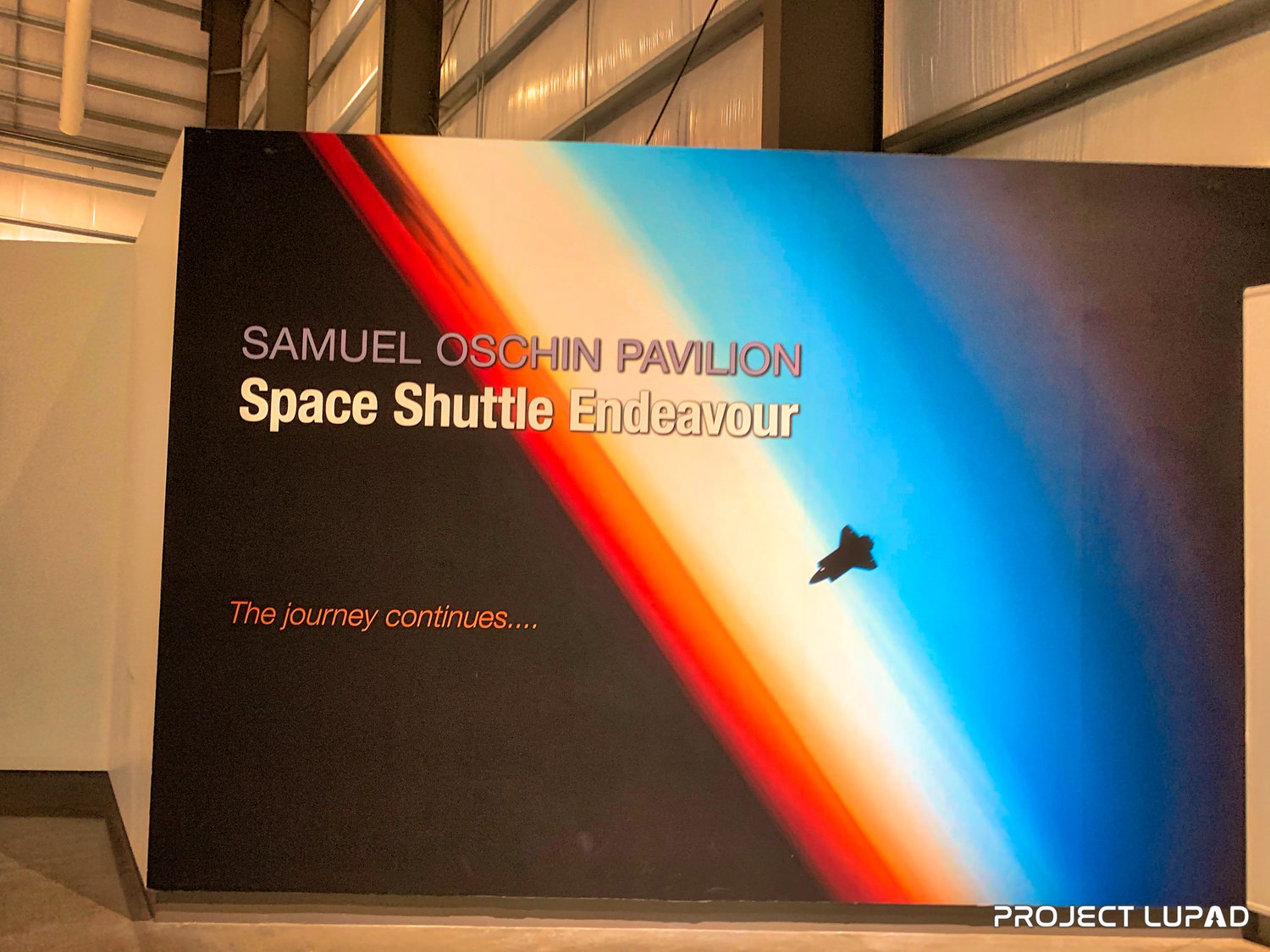 NASA's Space Shuttle Endeavour at Samuel Oschin Pavilion, Los Angeles