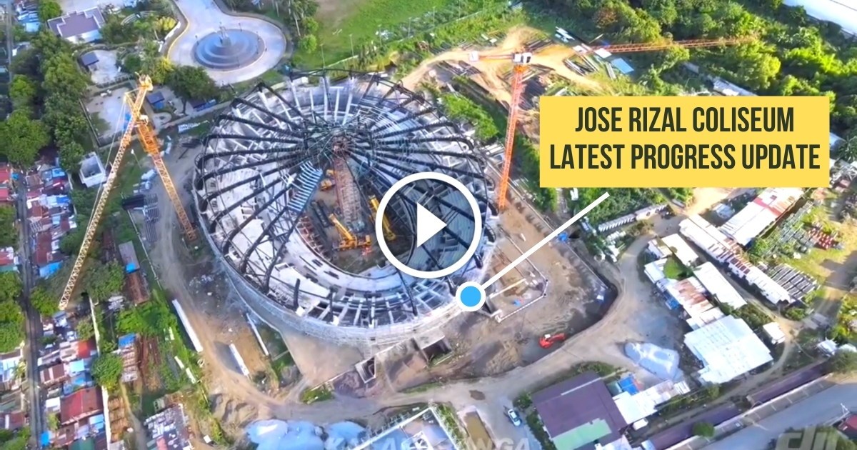 Jose Rizal Coliseum Latest Aerial Progress Update