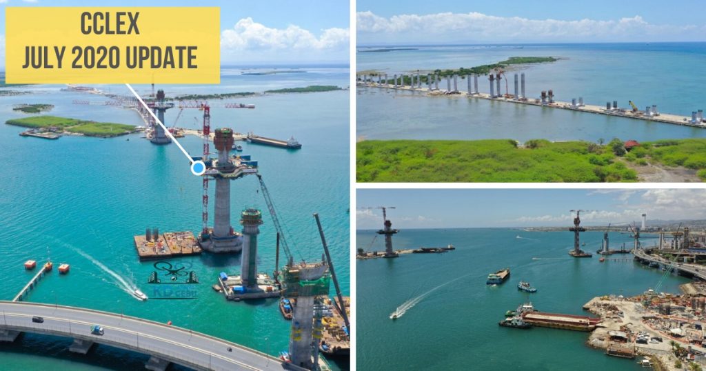 Bridge Connecting Cebu and Cordova Update as of July 2020