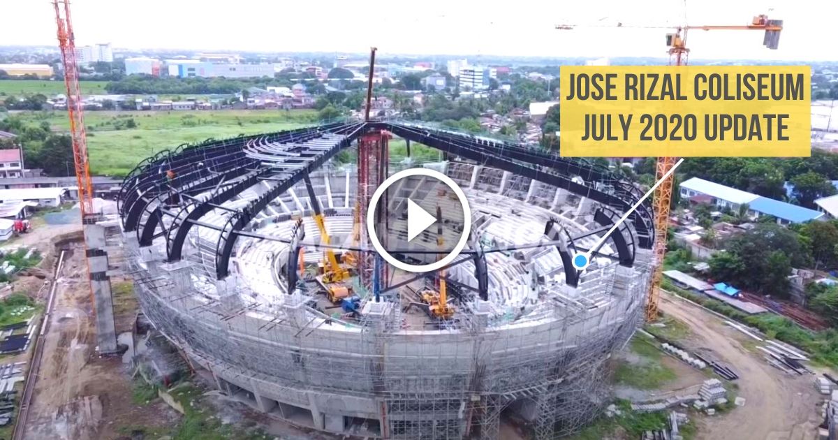 Jose Rizal Coliseum Progress Update as of July 2020