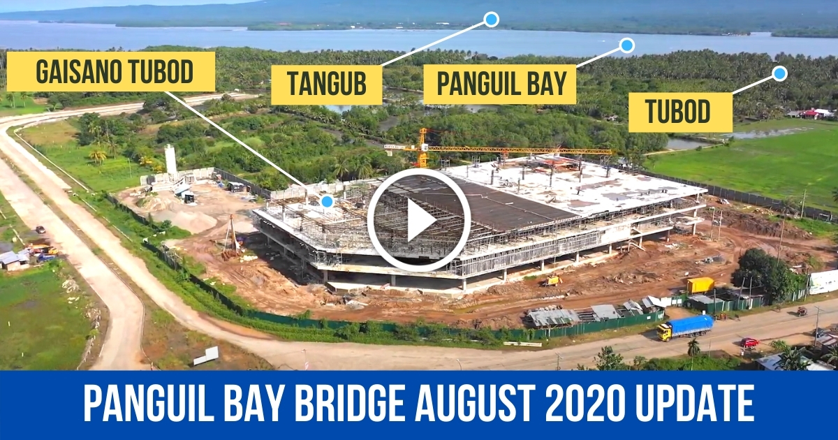 Panguil Bay Bridge Aerial Progress Update as of August 2020