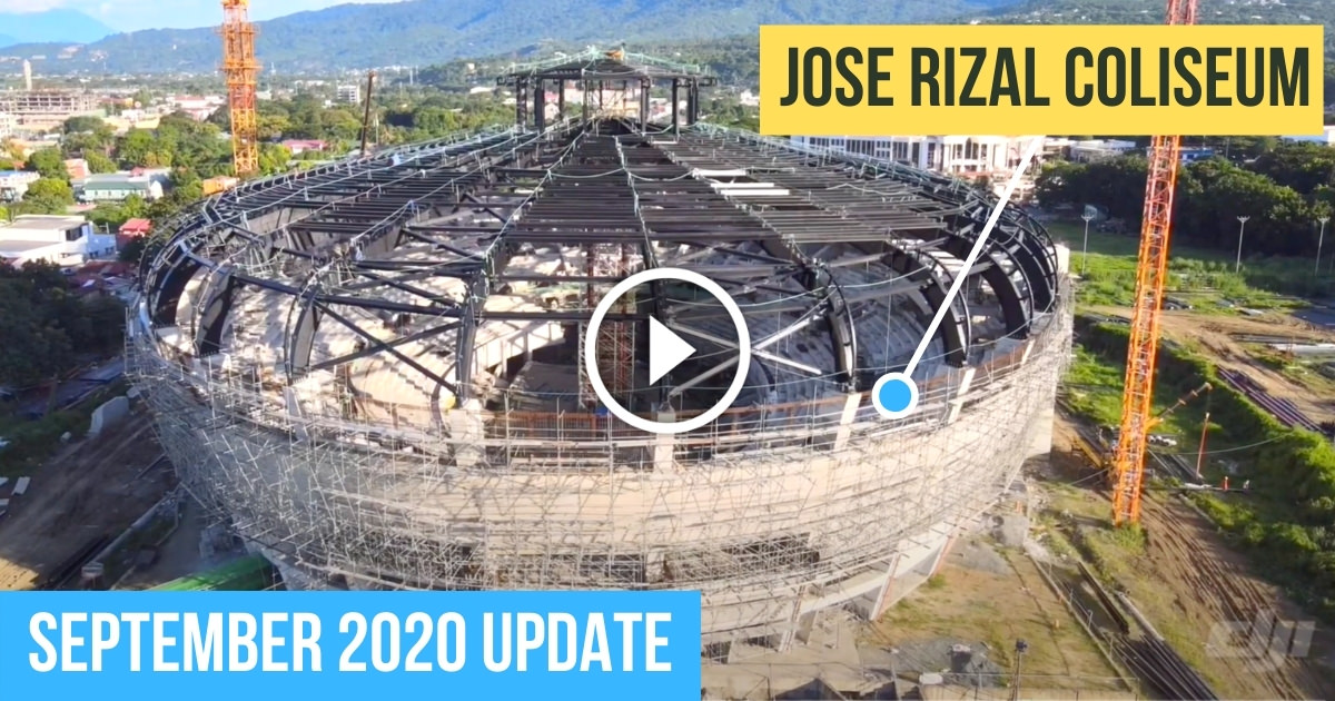 Jose Rizal Coliseum Progress Update as of September 2020