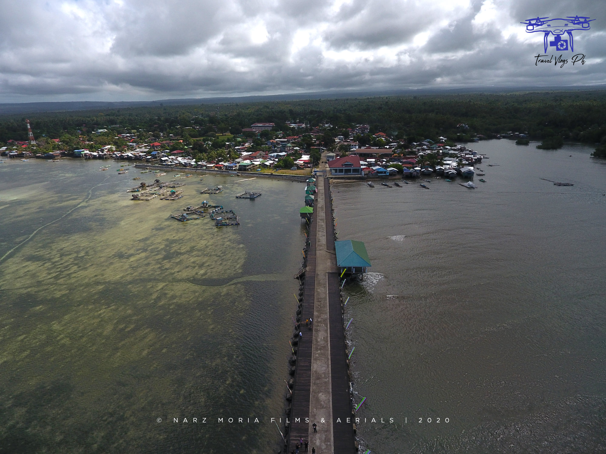 Aerial View of the Longest Boardwalk in Mindanao