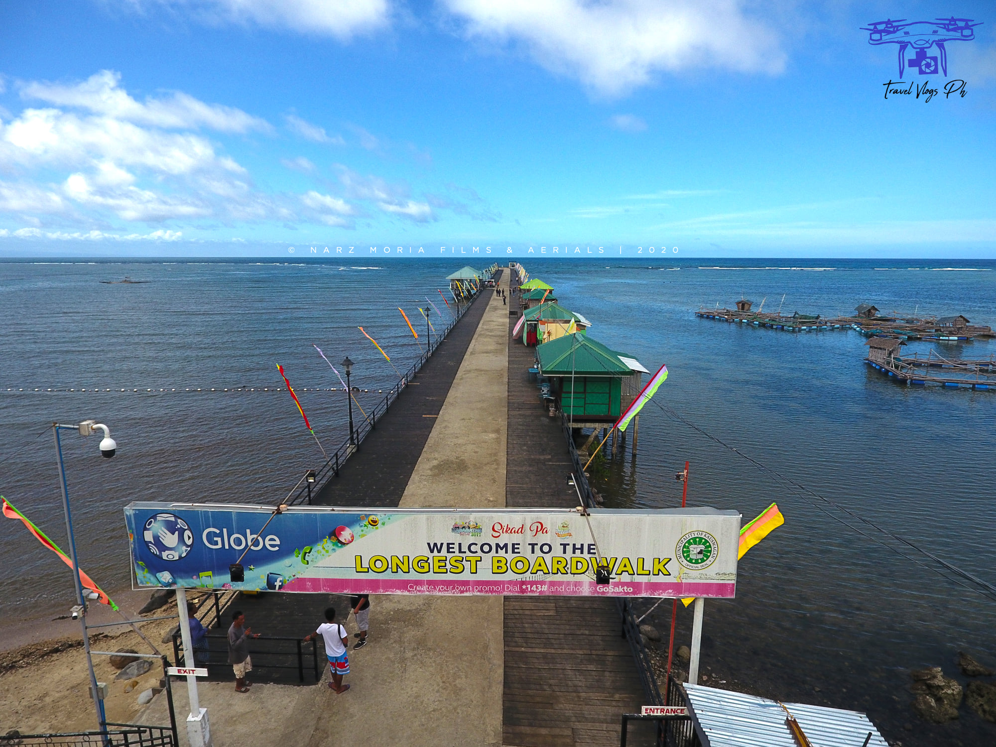 Aerial View of the Longest Boardwalk in Mindanao