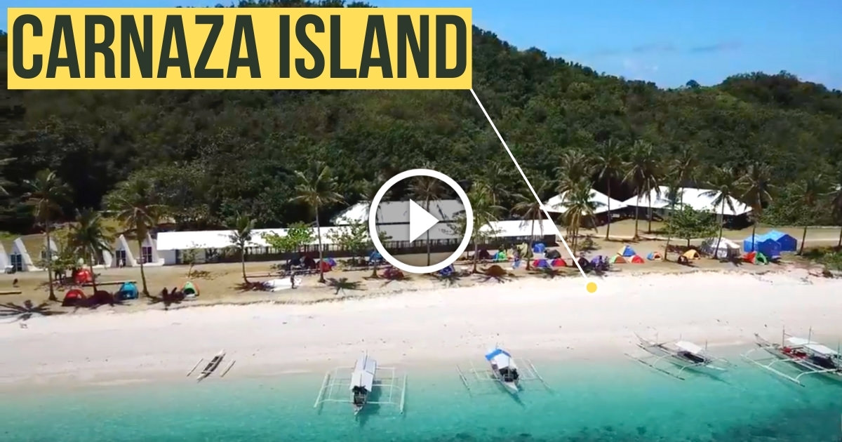 Astonishing Carnaza Island in Daanbantayan, Cebu