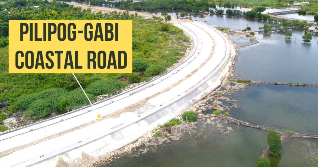 Pilipog-Gabi Coastal Road in Cebu Progress Update as of October 2020