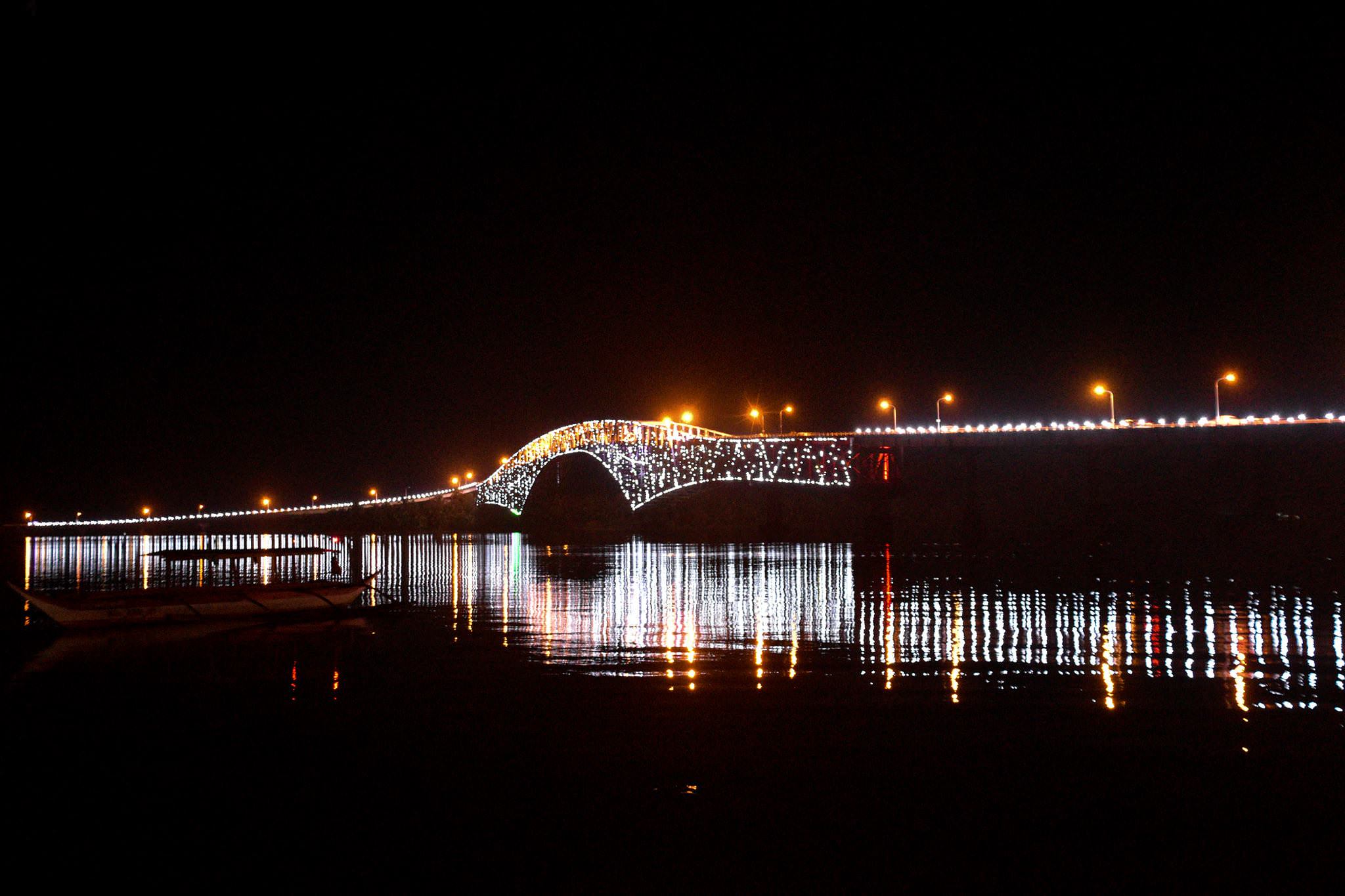 Spectacular San Juanico Bridge Lighting Connecting Samar and Leyte