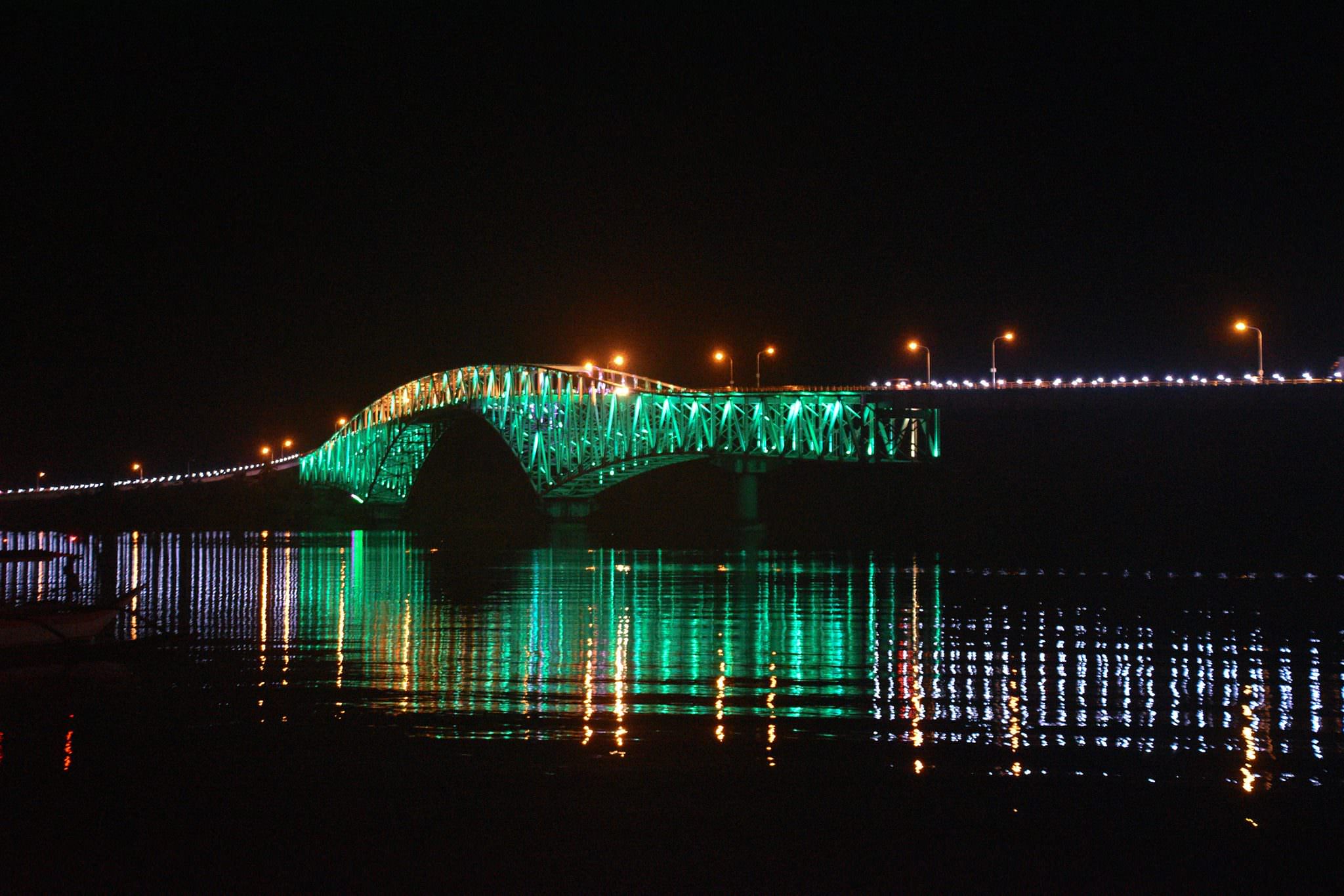 Spectacular San Juanico Bridge Lighting Connecting Samar and Leyte