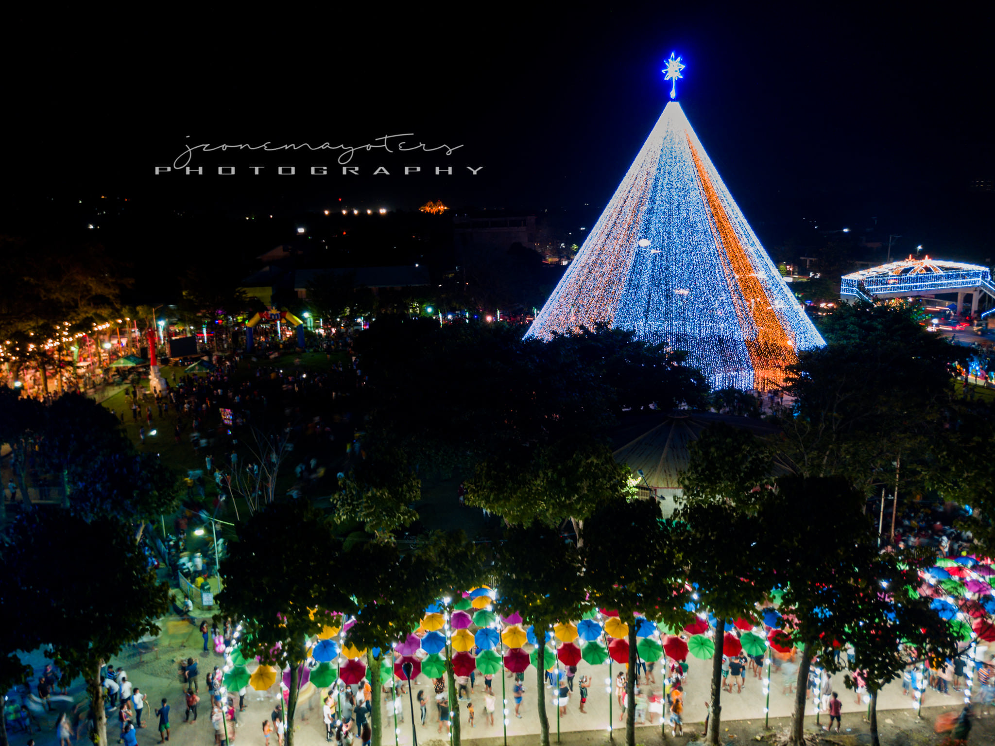 Spectacular Tagoloan Festival of Lights 2020 Aerial View