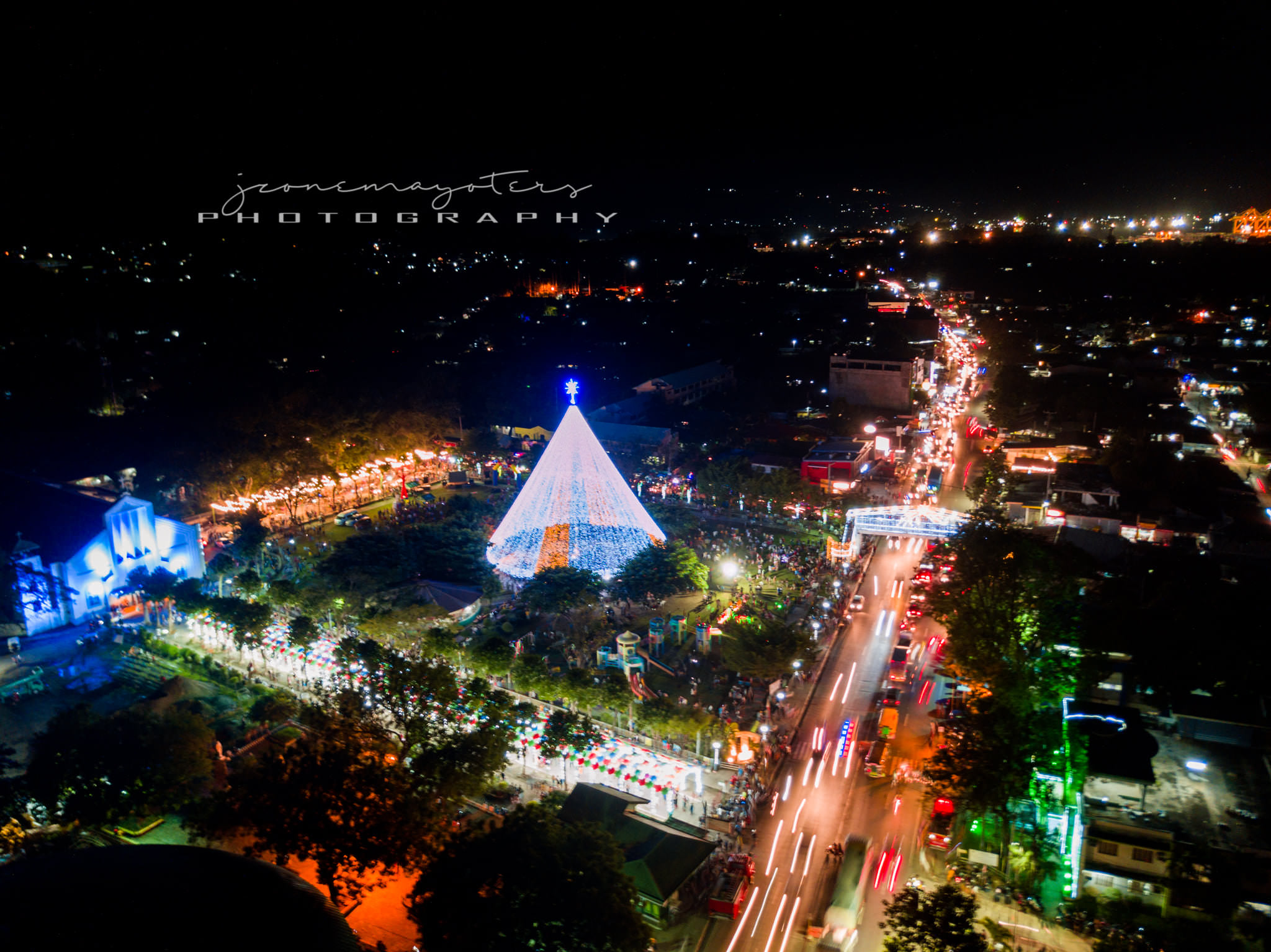 Spectacular Tagoloan Festival of Lights 2020 Aerial View