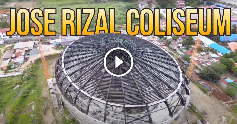 Jose Rizal Coliseum 2021 Latest Aerial Progress Update