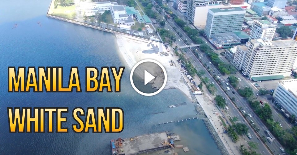February 25, 2021 Aerial Update of Manila Bay White Sand Project