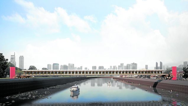 First Pedestrian Footbridge to Span the Pasig River as of June 2021