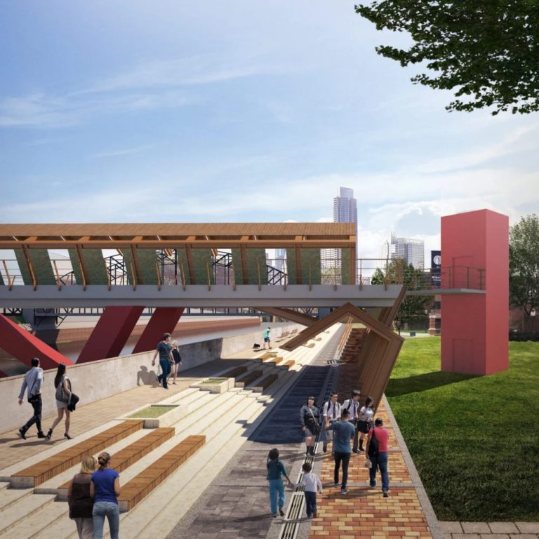 First Pedestrian Footbridge to Span the Pasig River as of June 2021