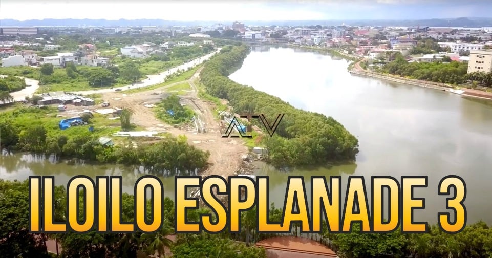 Iloilo Esplanade 3 and Footbridge Aerial Update as of June 2021